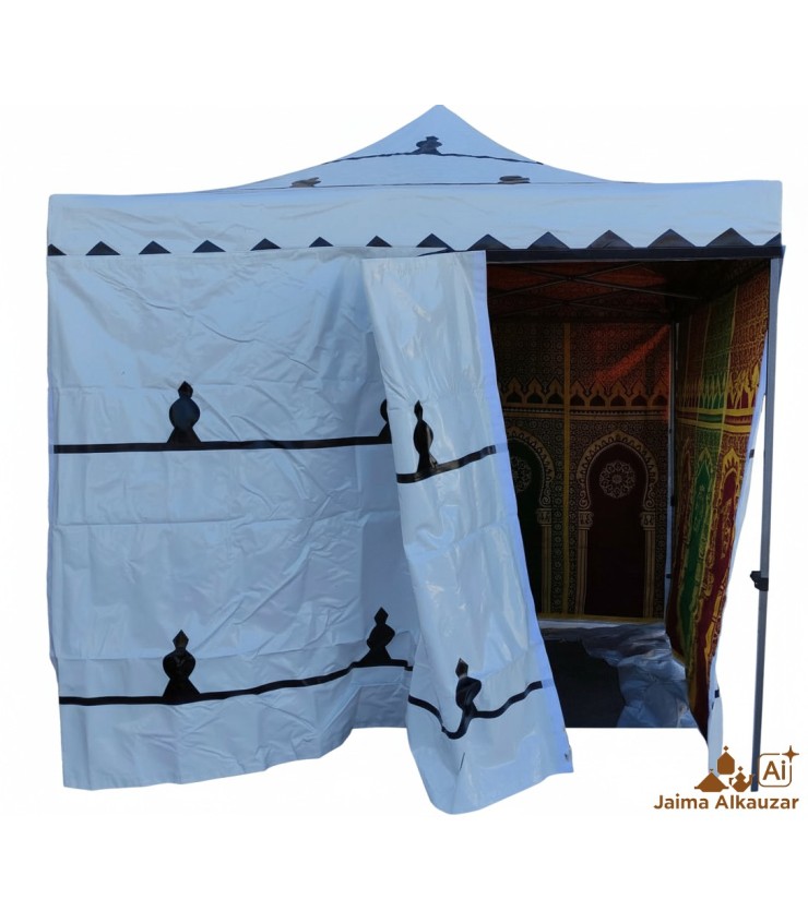 Jaima Marroquí - Estructura Plegable 3x3 m - PVC Decoracion Arabe - Eventos